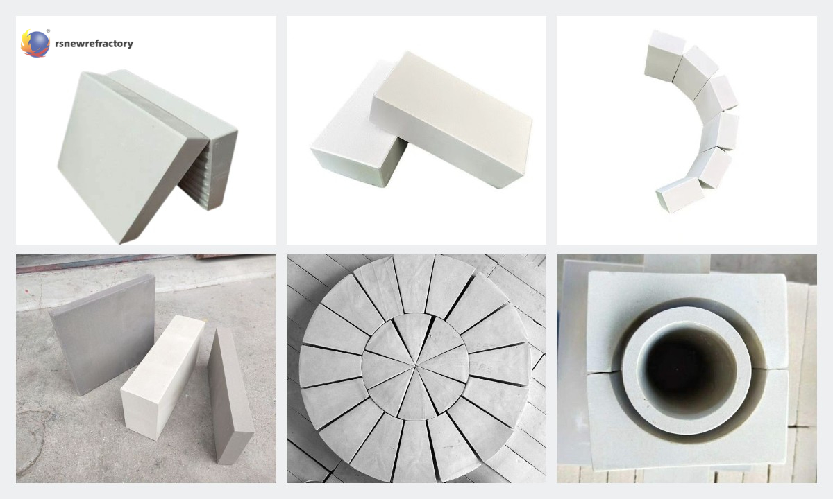 Acid-resistant tiles and bricks